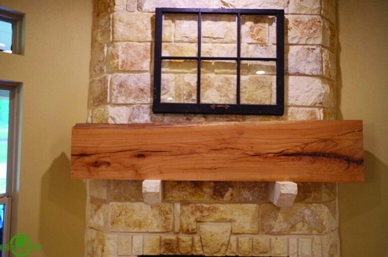 Pecan Wood Fireplace Mantels | Berdoll Sawmill