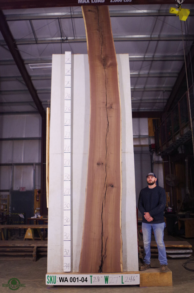 Walnut Live Edge Slabs & Wood | Berdoll Sawmill