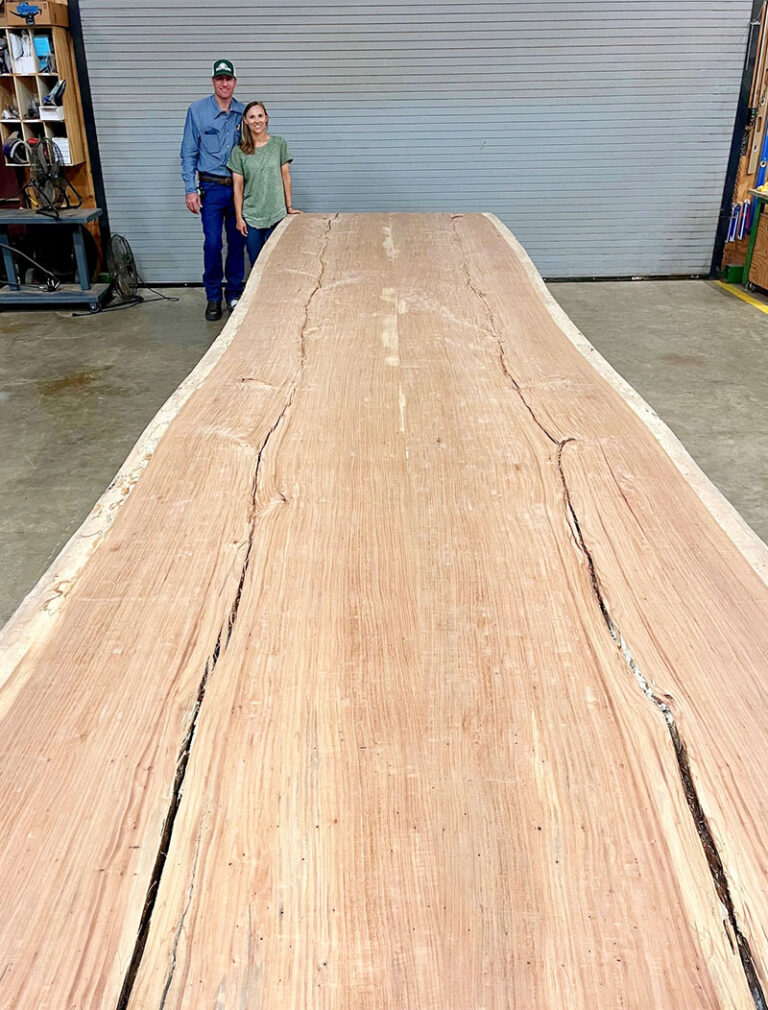 Flattening & Surfacing Rough Sawn Lumber Slabs | Berdoll Sawmill